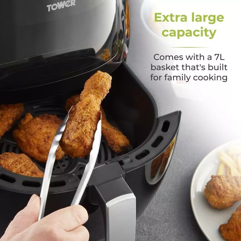 Tower 7 LITRE VIZION AIR FRYER - Microwaves, Slow Cookers & Air Fryers - Barsleys Department Store