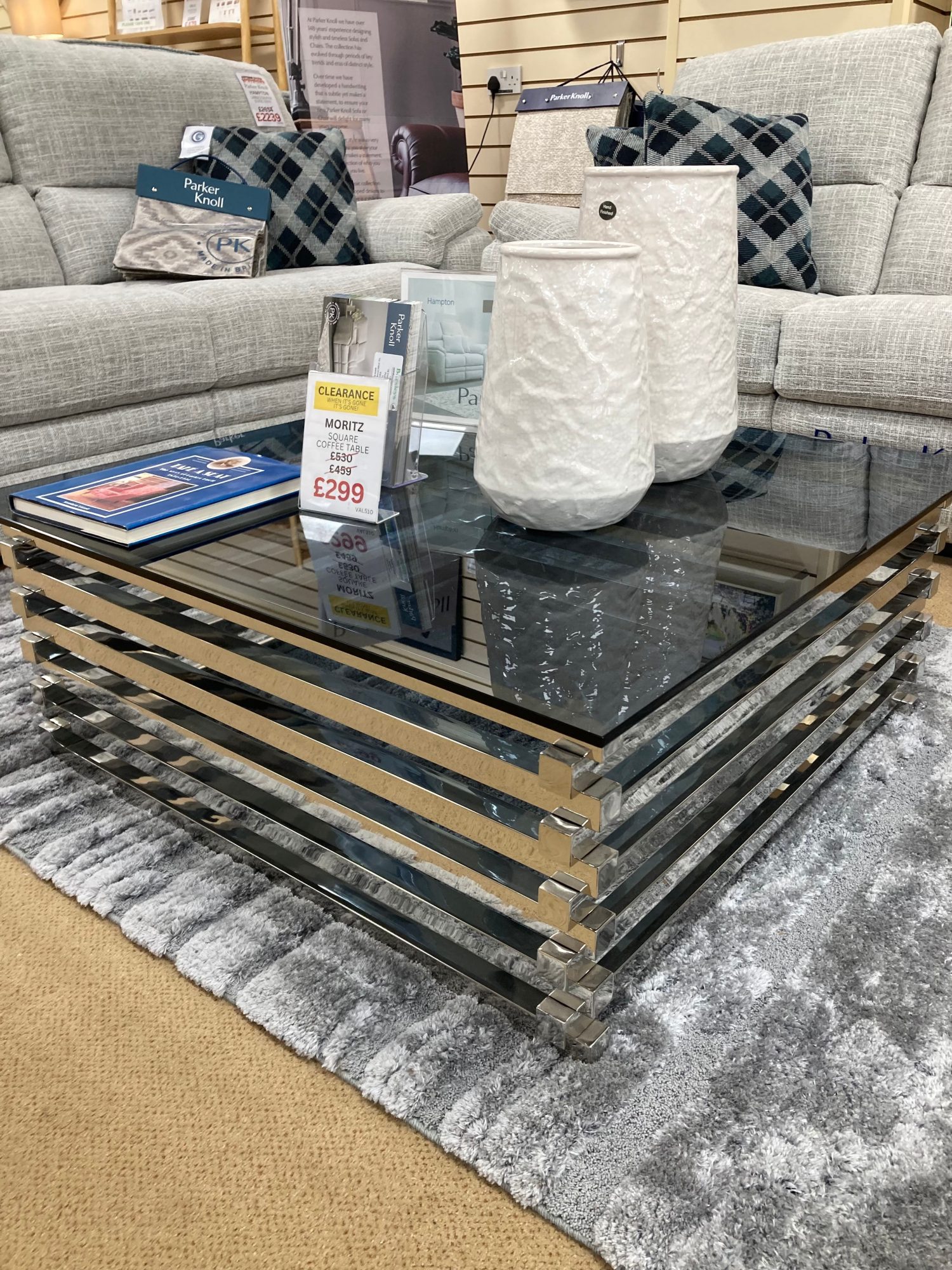 CLEARANCE - Moritz Square Coffee Table - Furniture Clearance - Barsleys ...